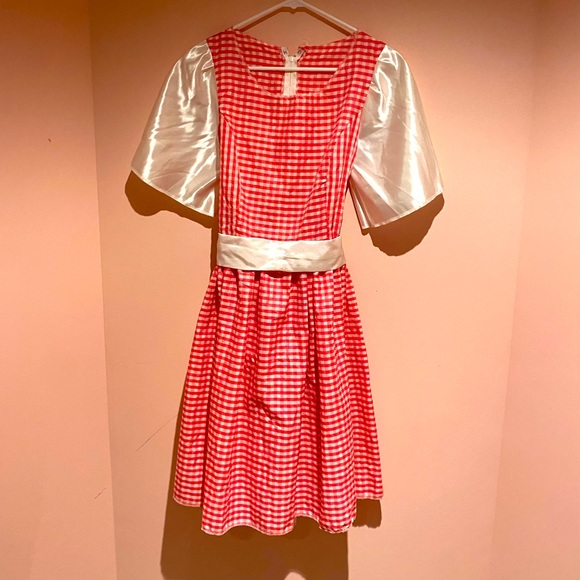 Vintage | Dresses | Pink Gingham Dress Barbie Halloween Costume ...